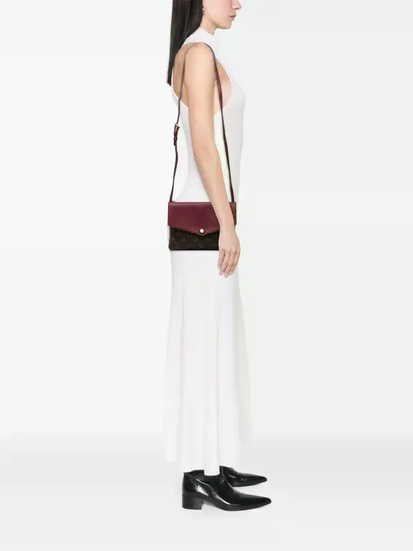 LOUIS VUITTON Monogram Canvas Twinset Crossbody Bag - Brown