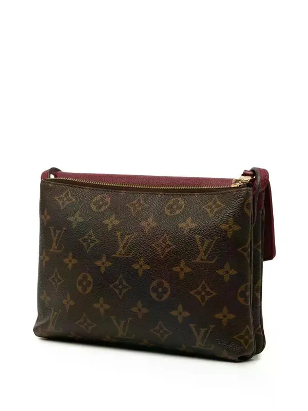 LOUIS VUITTON Monogram Canvas Twinset Crossbody Bag - Brown