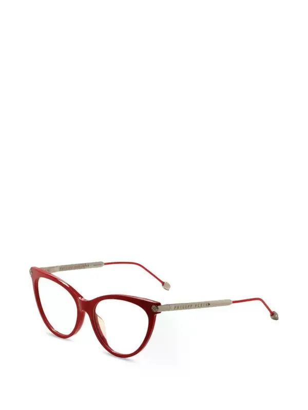 Philipp Plein Cat Eye Frame Glasses - Red