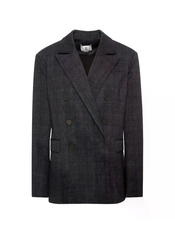 FRACOMINA Prince Of Wales Check Double-breasted Blazer