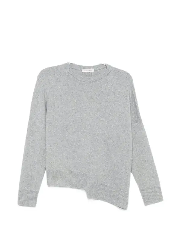 Liviana Conti Asymmetric-hem Sweater - Grey