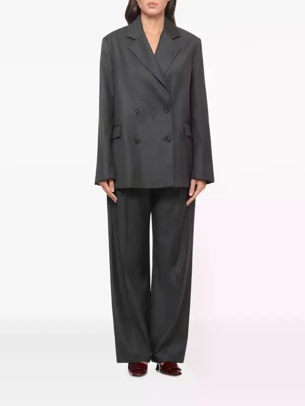 Loulou De Saison Donau Lds Double-breasted Virgin Wool Jacket