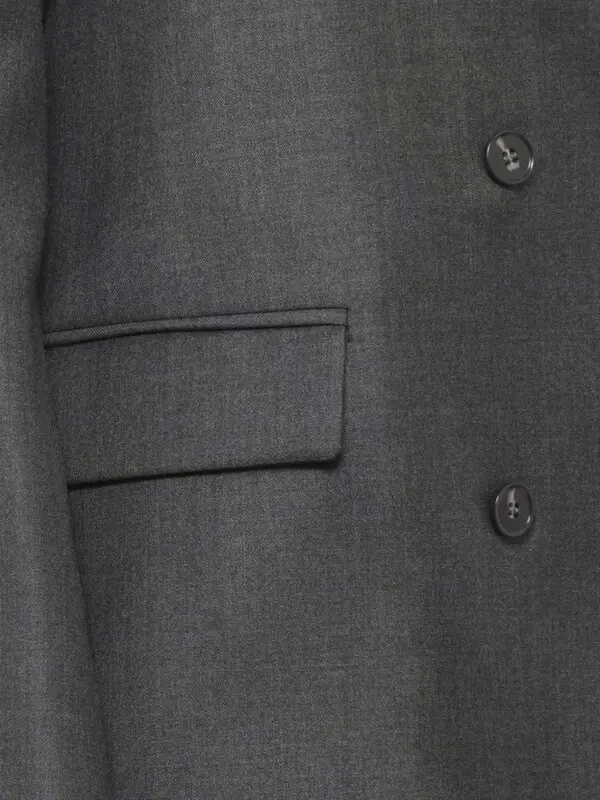 Loulou De Saison Donau Lds Double-breasted Virgin Wool Jacket