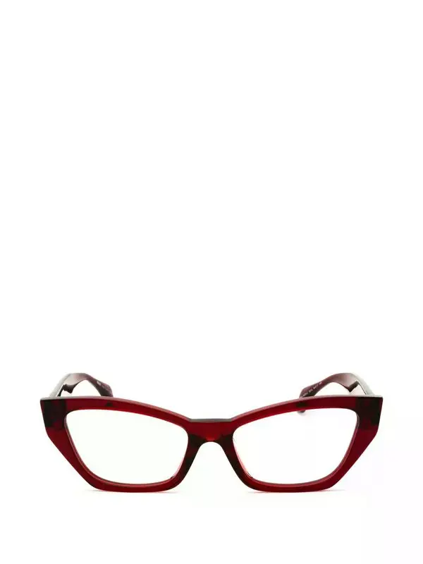 Versace Cat Eye Eyeglasses - Red