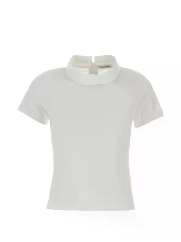 Givenchy Roll-up Poplin T-shirt - White
