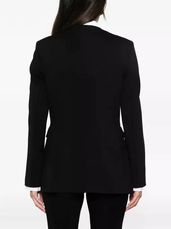 Liviana Conti Collarless Double-breasted Coat