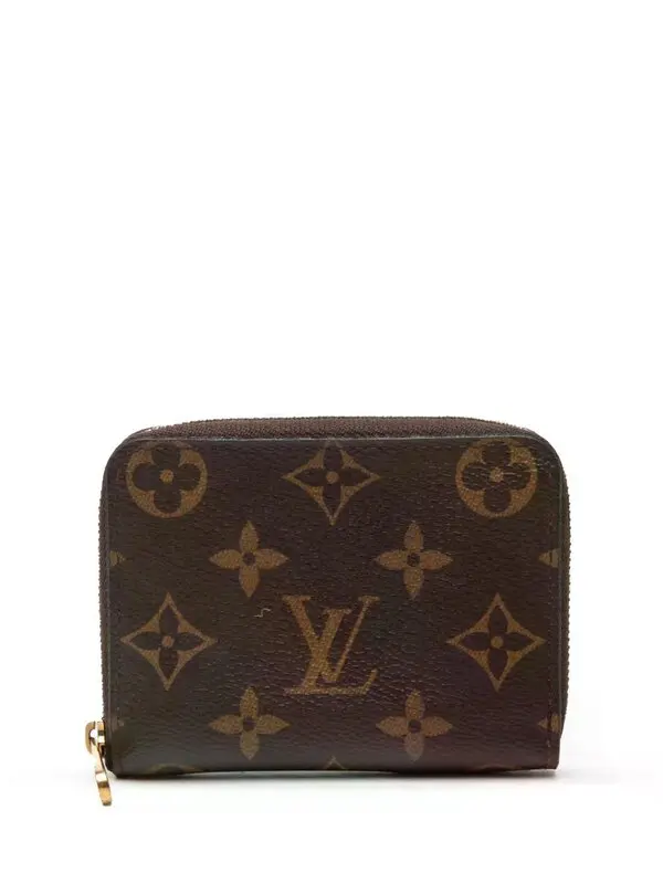 LOUIS VUITTON 2021 Monogram Zippy Purse Coin Pouch - Brown