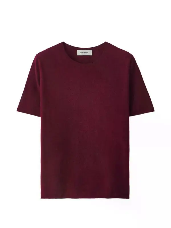 LISA YANG Short-sleeve Knit T-shirt