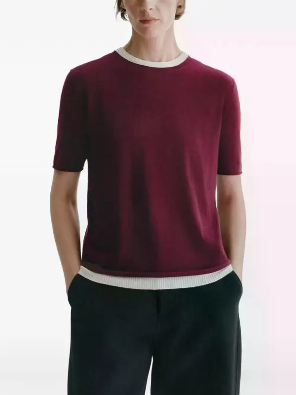 LISA YANG Short-sleeve Knit T-shirt