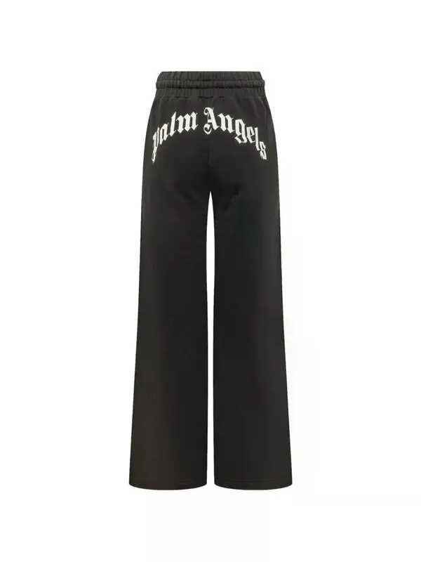 Palm Angels Logo-print Wide-leg Track Pants
