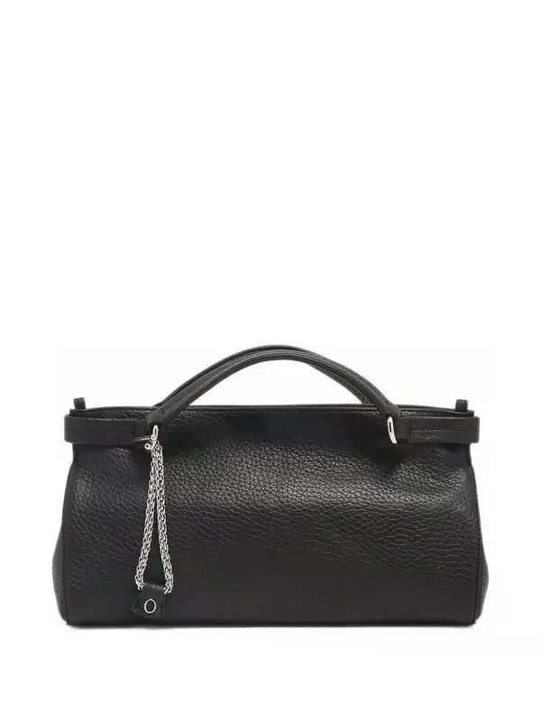 Orciani Small Virgo Leather Tote Bag - Black