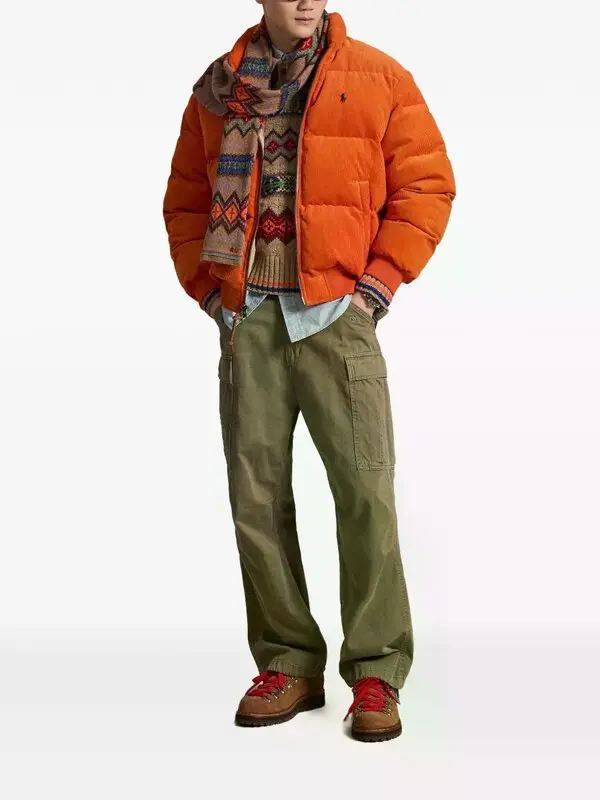 Polo Ralph Lauren Padded Corduroy Jacket - Orange