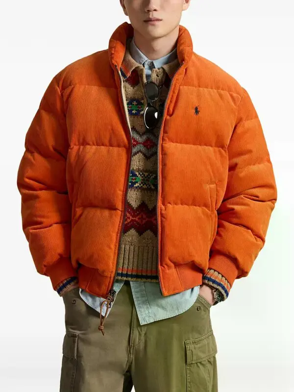 Polo Ralph Lauren Padded Corduroy Jacket - Orange