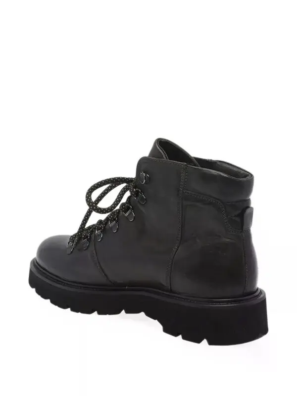 PAWELK'S Lace-up Leather Boots
