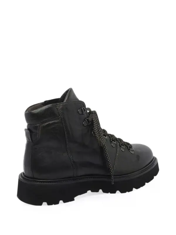 PAWELK'S Lace-up Leather Boots
