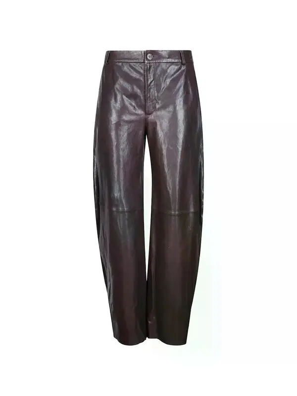 DESA 1972 Leather Tapered Trousers