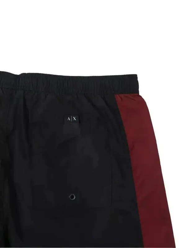 Armani Exchange Logo Embroidered Swim Shorts