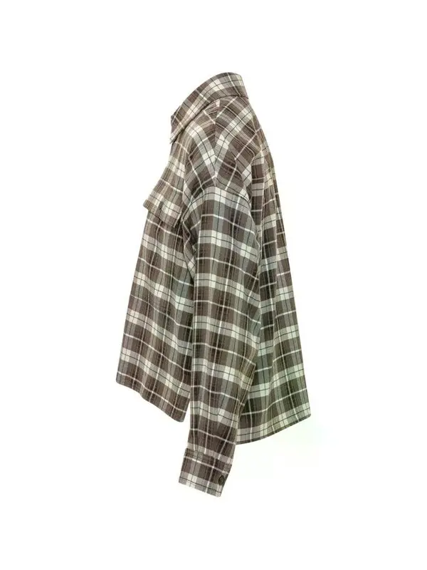 Max Mara Check Pattern Button-up Shirt