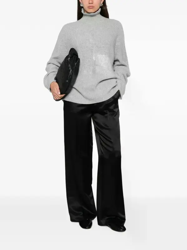Liviana Conti Turtleneck Sweater - Grey