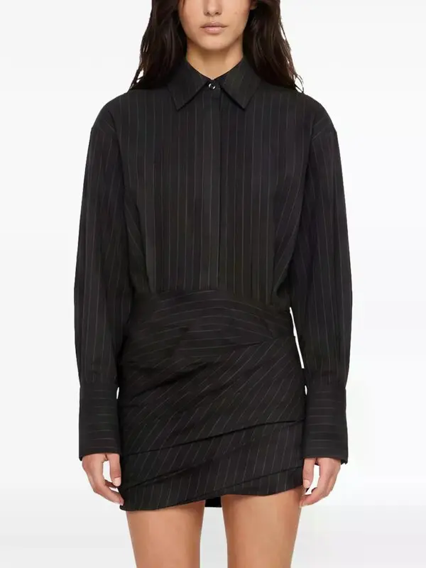 Andamane Andrea Pinstripe-pattern Mini Dress