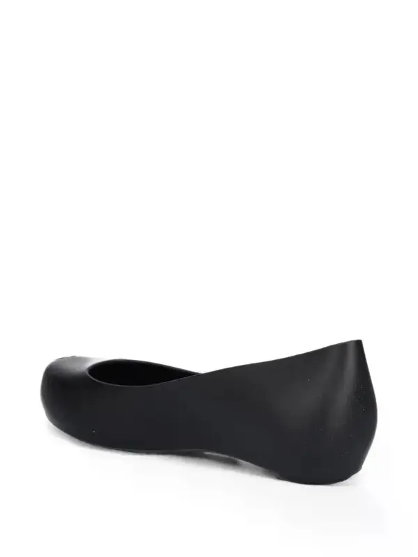 Melissa Nova Ultragirl Peep-toe Ballet Flats