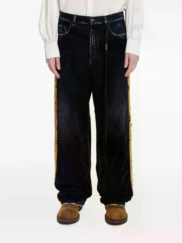 ANN DEMEULEMEESTER Wide-leg Jeans - Blue