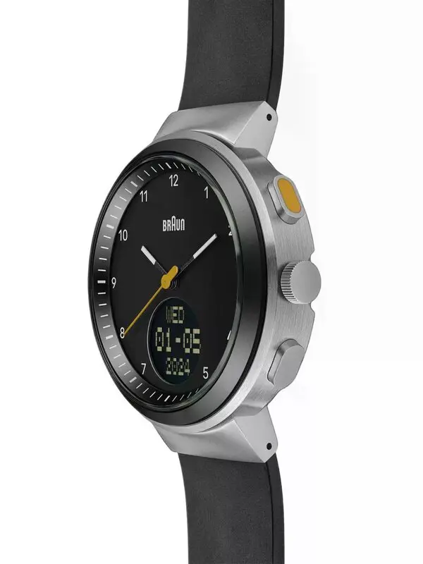 BRAUN WATCHES Digital Step Counter Watch - Black