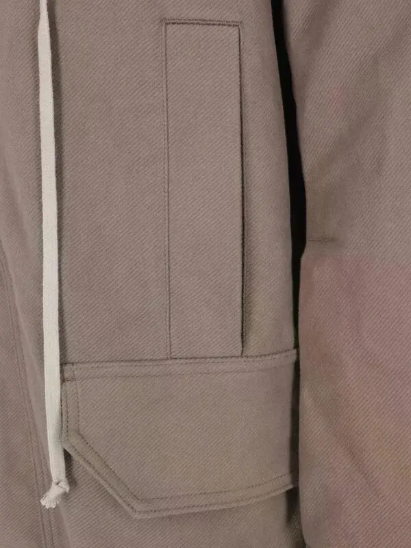 Rick Owens Twill Parka Coat