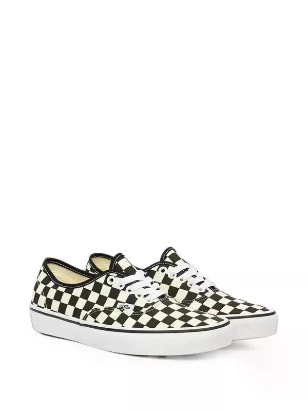 VANS Authentic Checkerboard Sneakers - Black