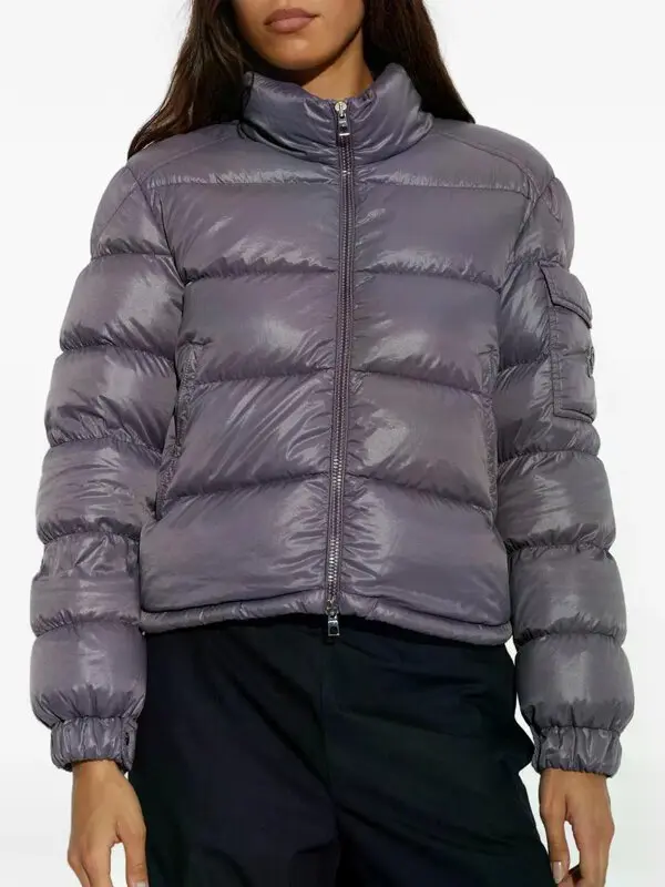 Moncler Aveto Quilted Puffer Jacket - Purple