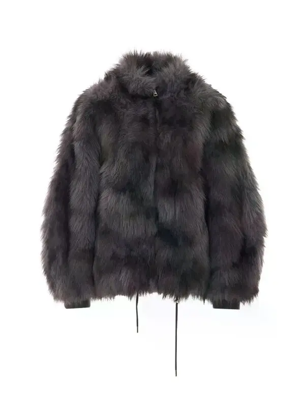 SWORD 6644 Faux-fur Jacket - Grey