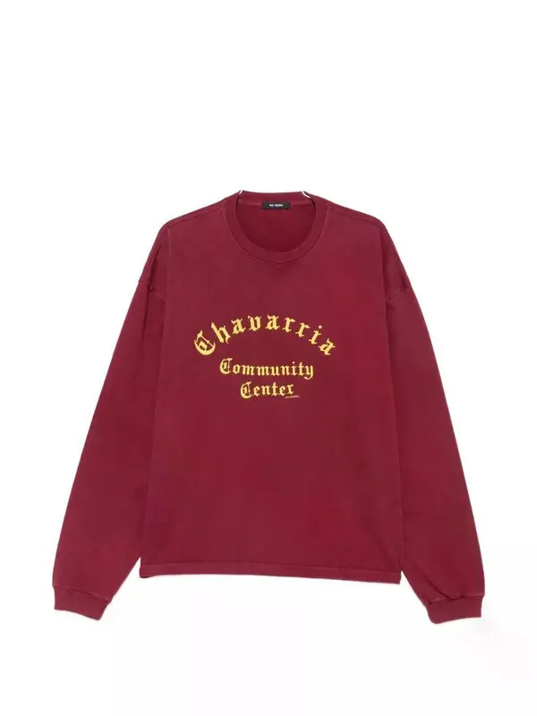 WILLY CHAVARRIA Community Center Long-sleeve Buffalo T-shirt