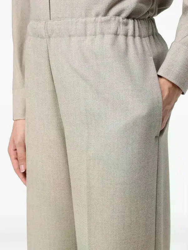 Fabiana Filippi Pressed Crease Wide-leg Trousers - Neutrals