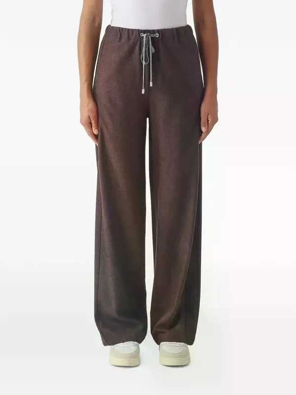 GRAN SASSO Drawstring Wide-leg Trousers