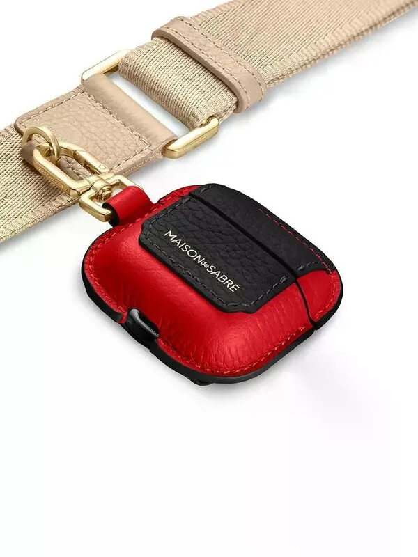 MAISON DE SABRE Leather Airpods Pro 3 Keyring Case