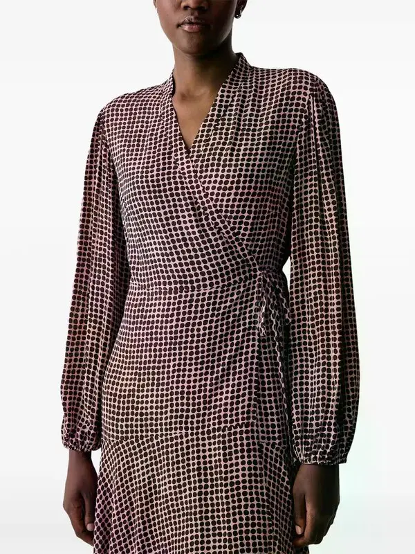 Marc O'polo A-line Wrap Midi Dress
