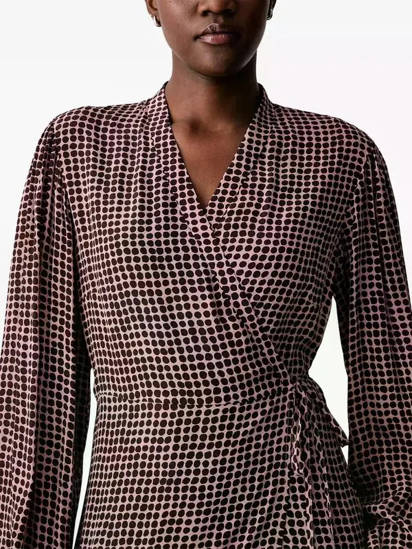 Marc O'polo A-line Wrap Midi Dress