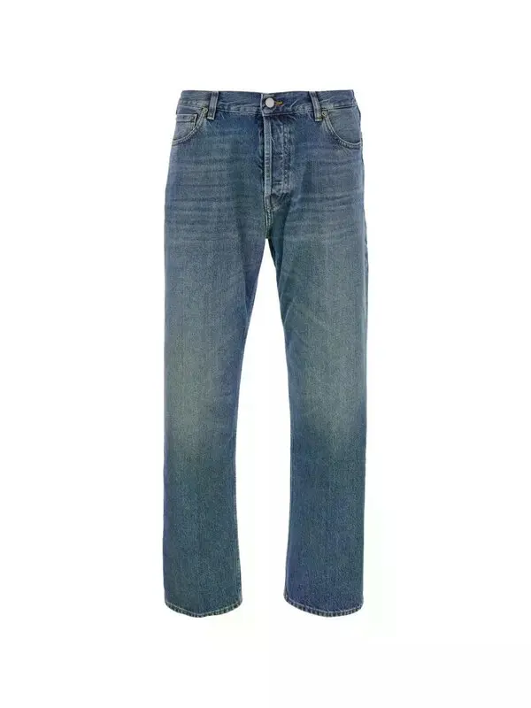 Mauro Grifoni Straight-leg Jeans With Washed Effect