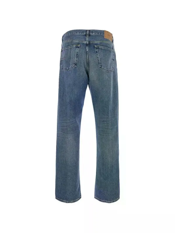 Mauro Grifoni Straight-leg Jeans With Washed Effect