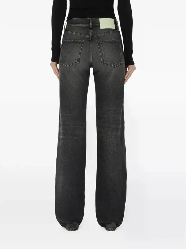 HAIKURE Faded-effect Straight-leg Jeans