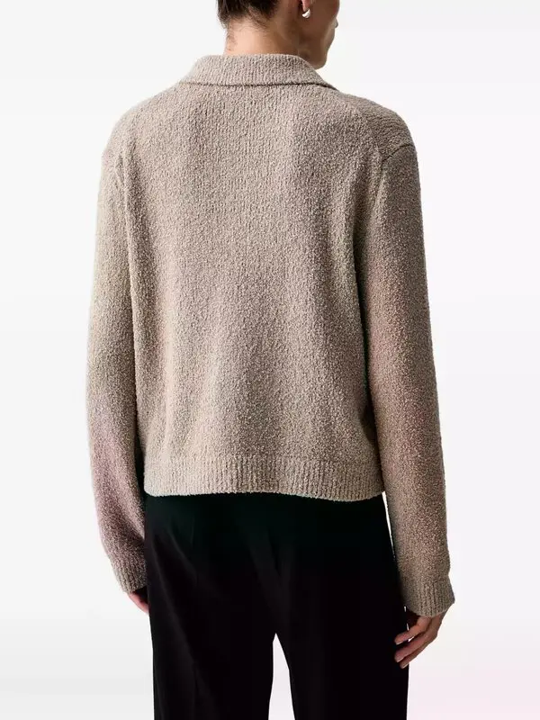 Marc O'polo Bouclé-knit Polo Top