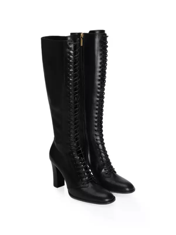 Dolce & Gabbana Lace-up Calfskin Boots