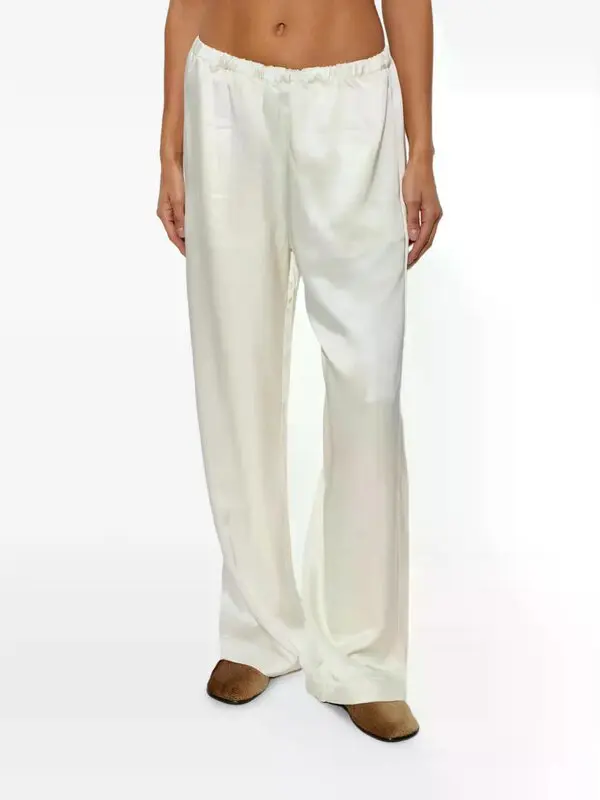 RÓHE Satin Finish Loose-fit Trousers