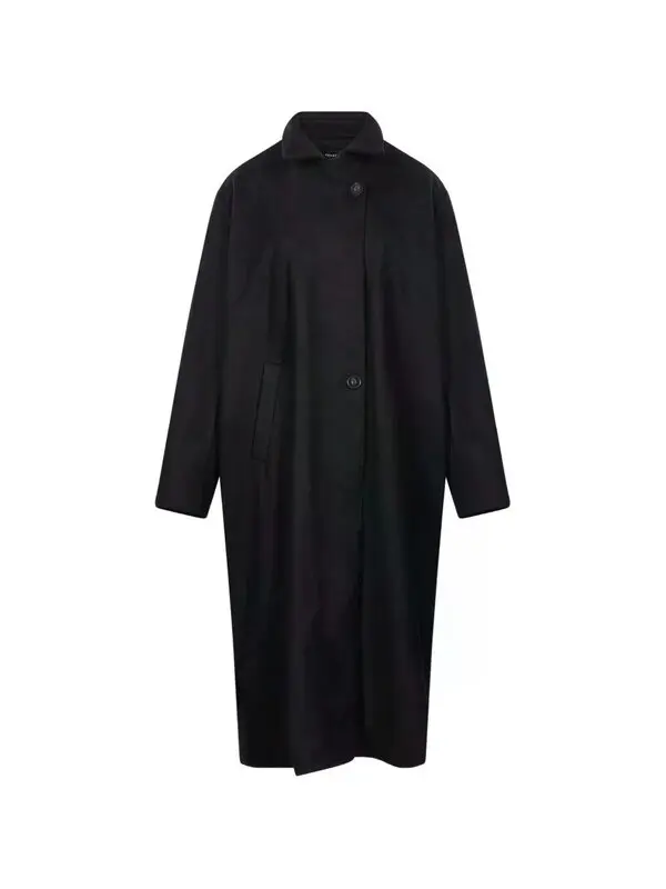 Soeur Germain Single-breasted Coat - Black