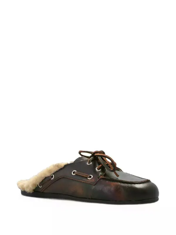 POSA Boat Leather Mules