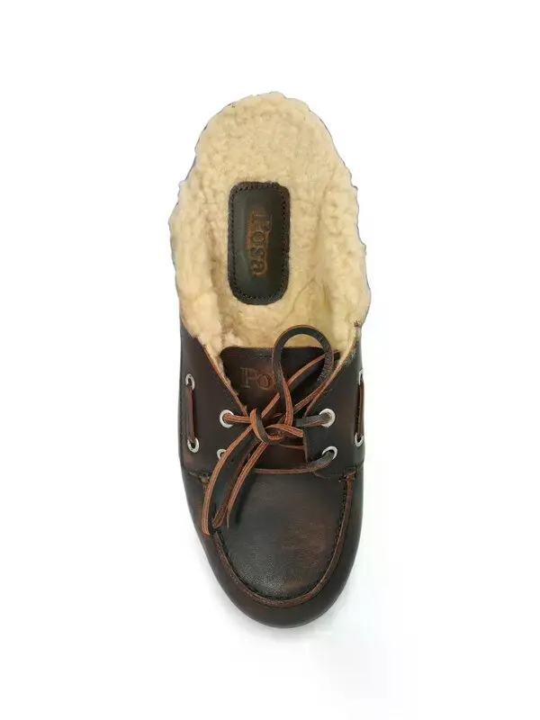 POSA Boat Leather Mules