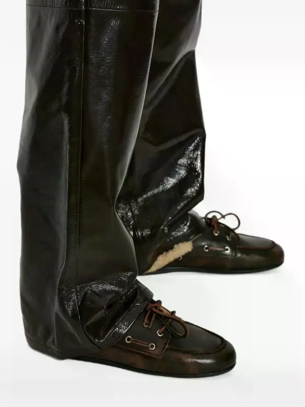 POSA Boat Leather Mules