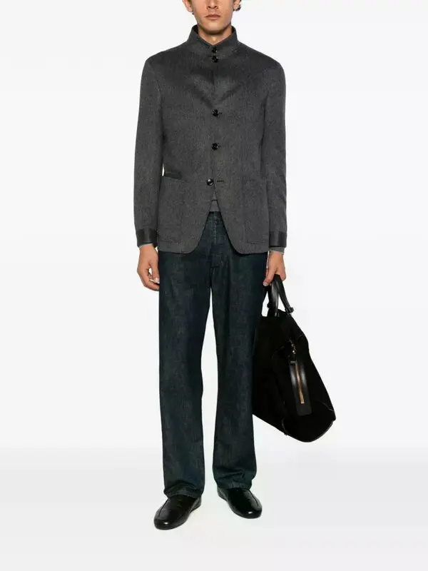 Zegna Welt-pocket Single-breasted Blazer