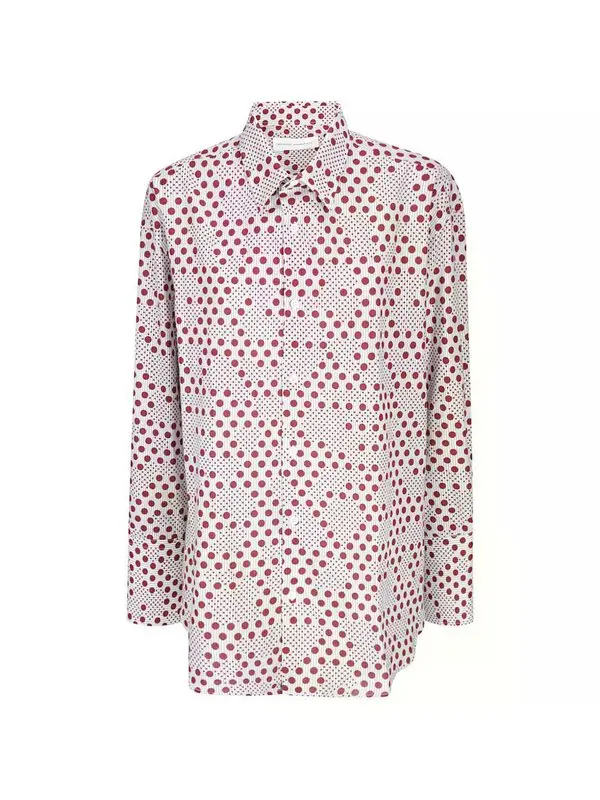 NICCOLO PASQUALETTI Polka-dot Long-sleeve Shirt - Multicolour