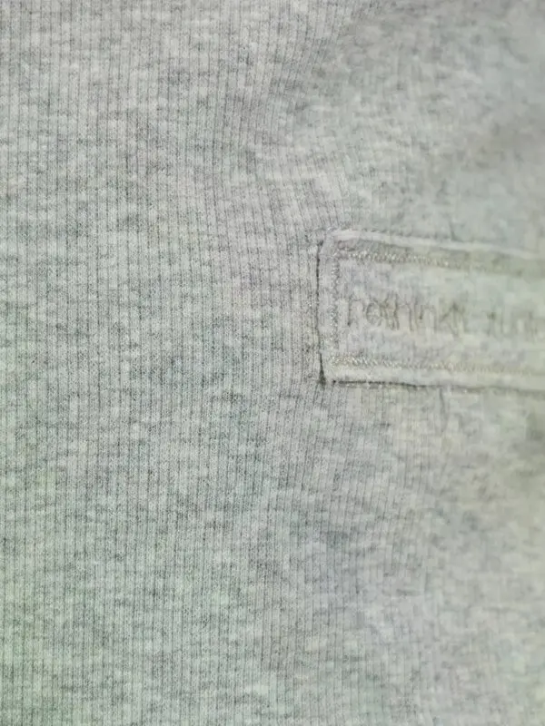 RETHINKIT STUDIOS Ribbed Sleeveless Top - Grey